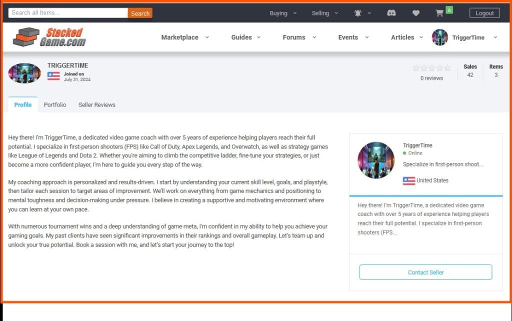 How to Sell Video Game Coaching Sessions On StackedGame.com - Articles...