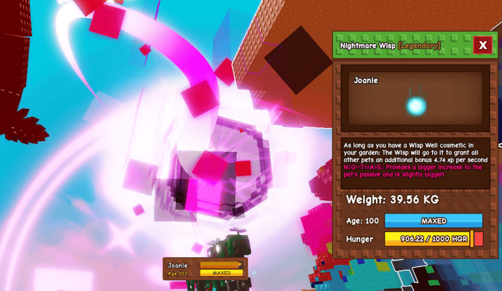 Nightmare wisp - Ingame Items