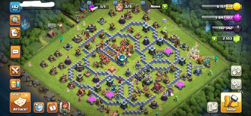 COC | TH13 | LVL142 | F2P ACC - Game Accounts