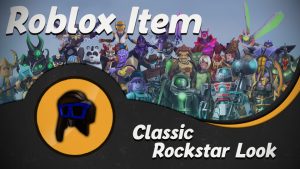 Roblox Virtual Item - Classic Rockstar Look (Code Sent Instantly - Ing...